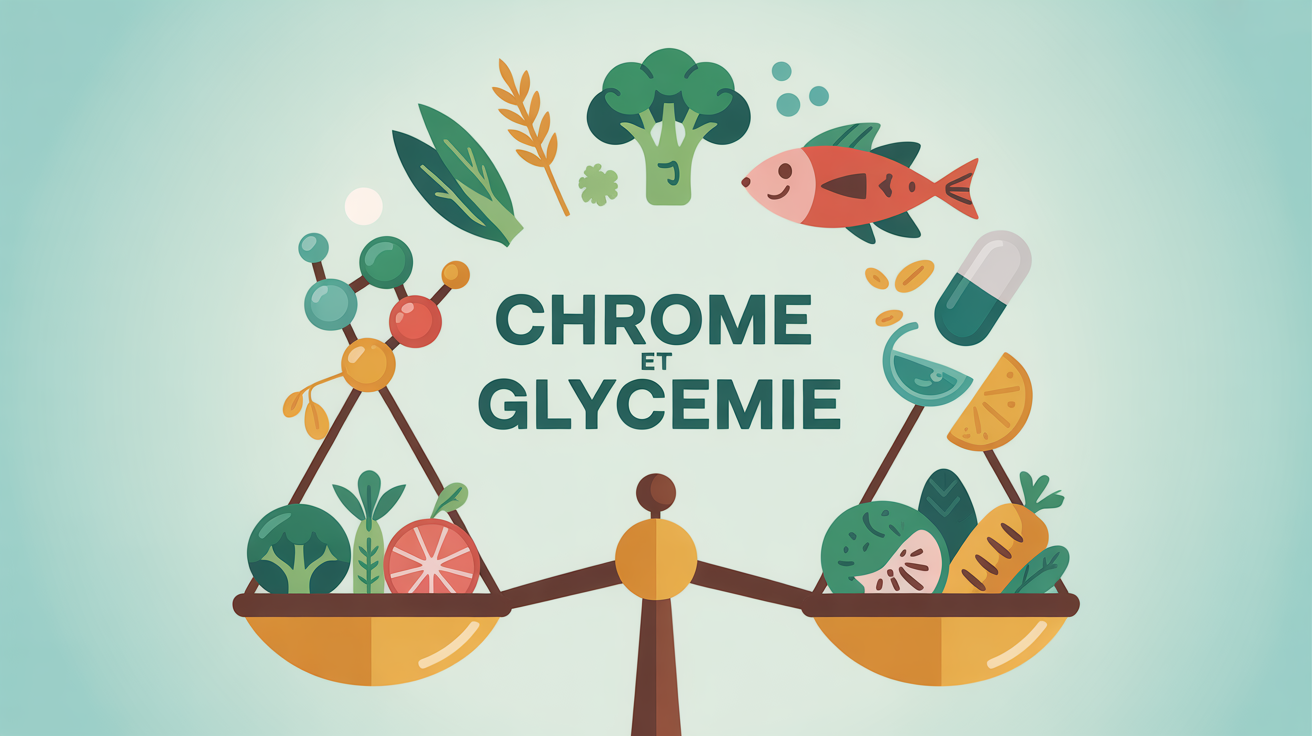Chrome : complément alimentaire glycémie et poids